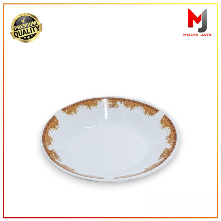 Jual Mulya Jaya 1 Pcs Piring Keramik 9 In Mahkota Mas Piring Makan ...