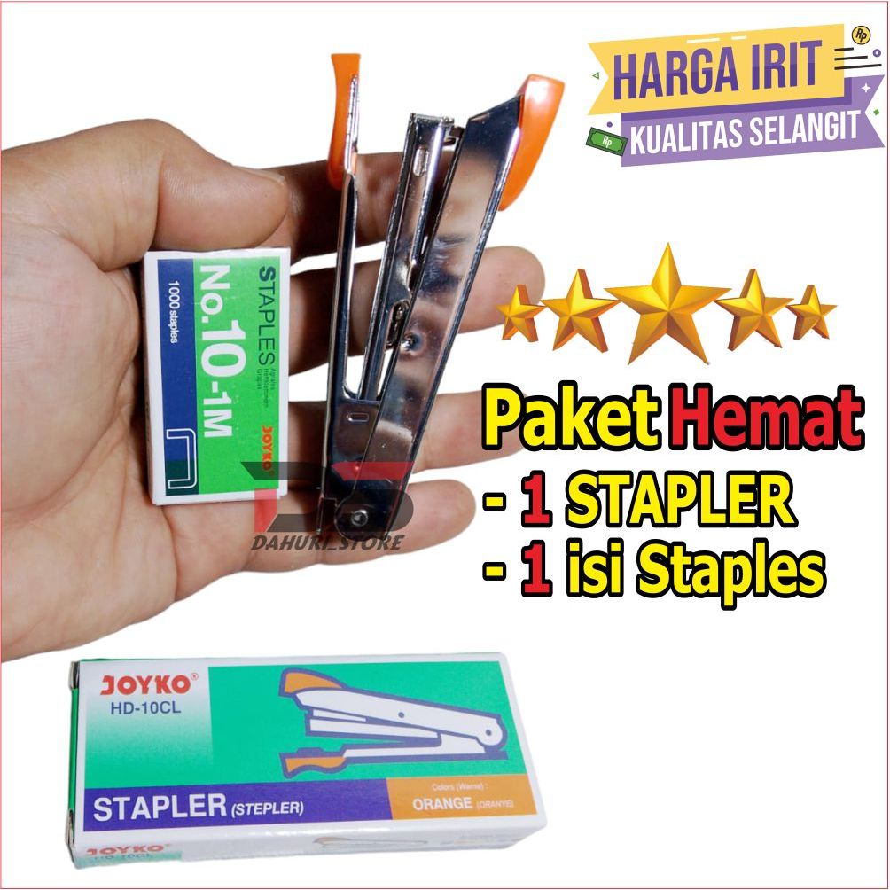 Jual PAKET HEMAT STAPLER JOYKO HD 10CL + ISI STAPLES, STAPLES + ISI STAPLES, STEPLER DAN ISI ...