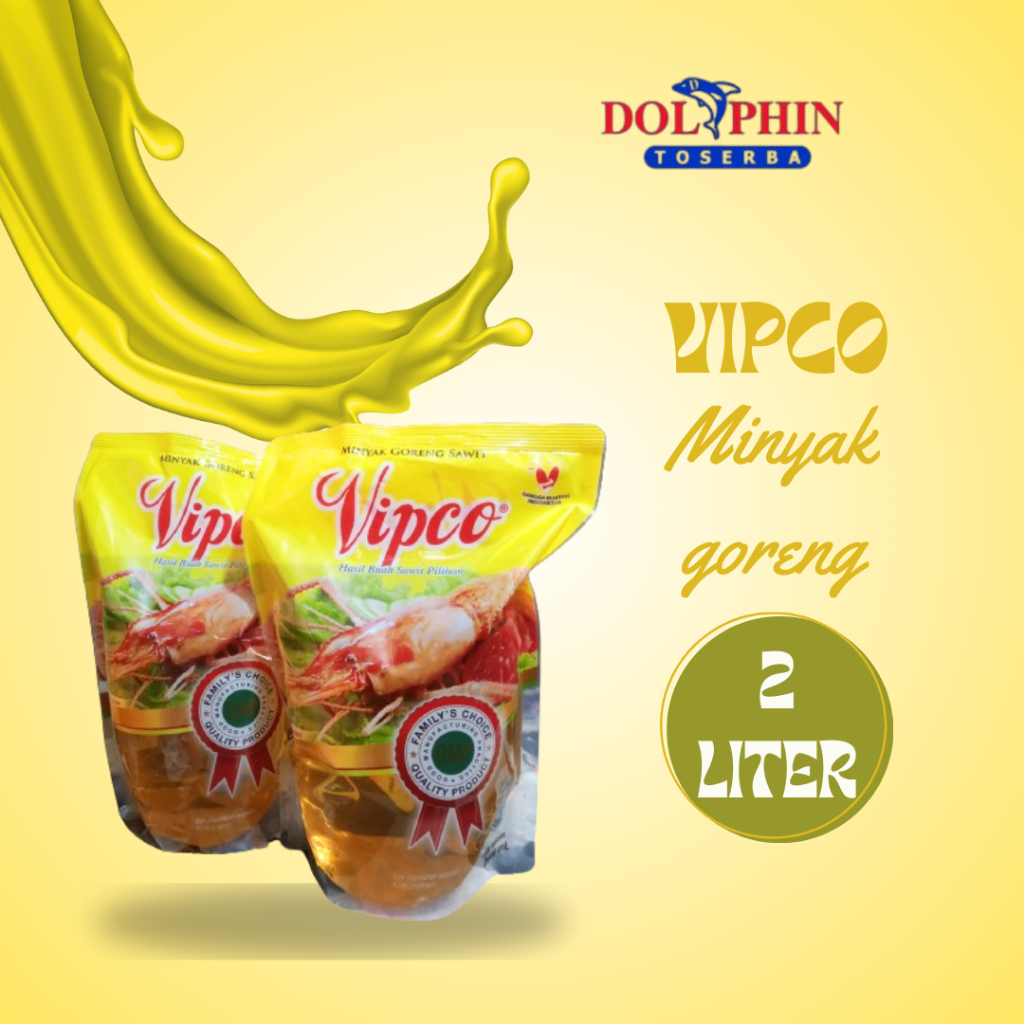 Jual 2 LITER -MINYAK GORENG/MINYAK SAYUR MERK VIPCO KEMASAN POUCH ...
