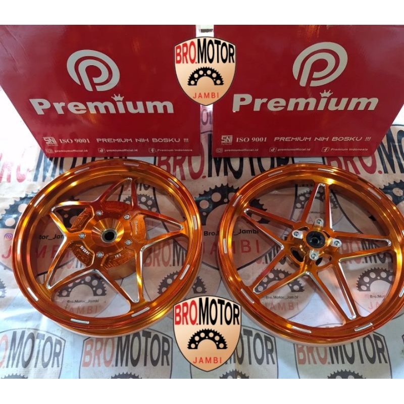 Jual VELG PREMIUM bintang by VND vspeed beat chrome oren, scoopy, genio ...