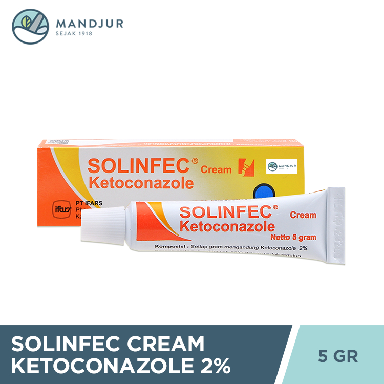 Jual Solinfec Cream 5 g - Krim Gatal Kulit Infeksi Jamur | Shopee Indonesia