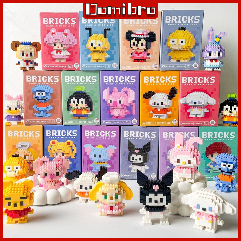 Jual Mainan Bricks DIY Mini Sanrio karakter kartun Nano Block Edukasi ...