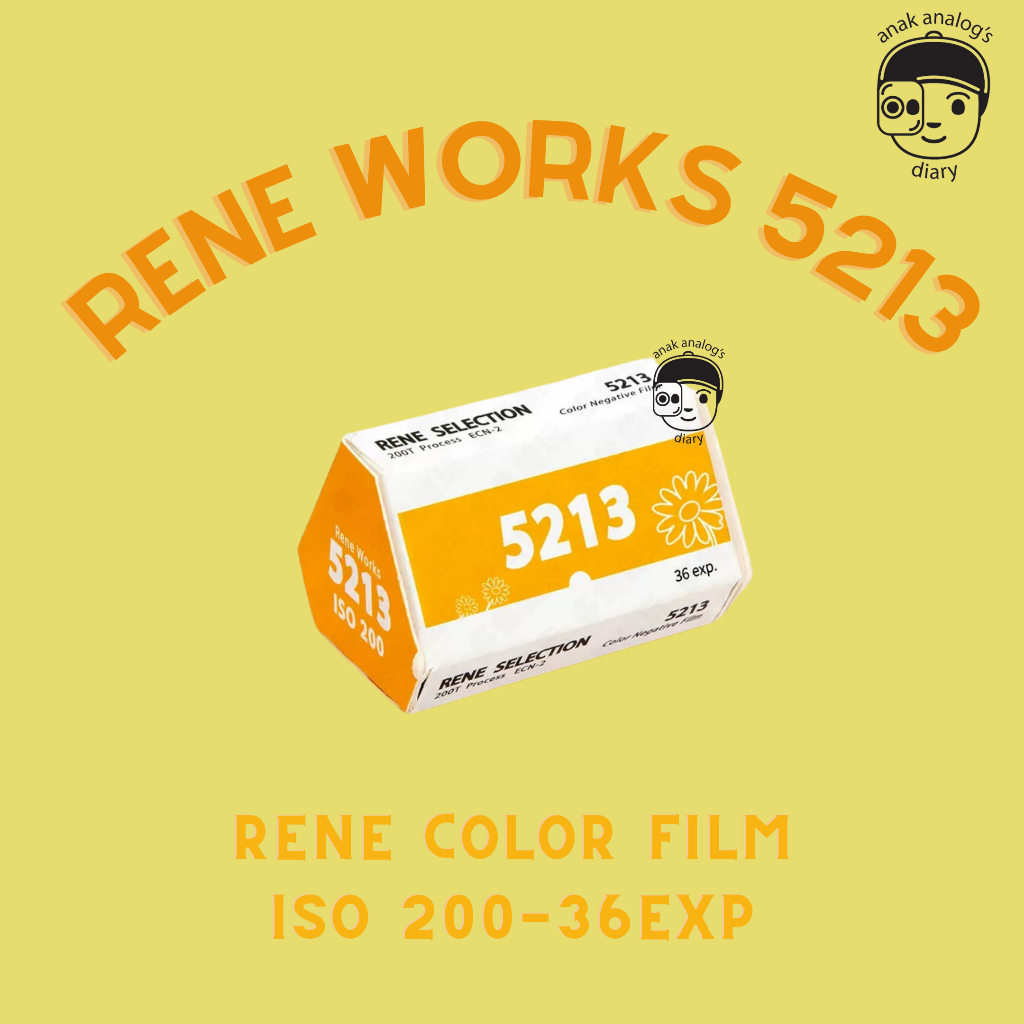 Jual Rene Works 5213 Roll Film 35mm ISO 200 36exp Color Film | Shopee ...