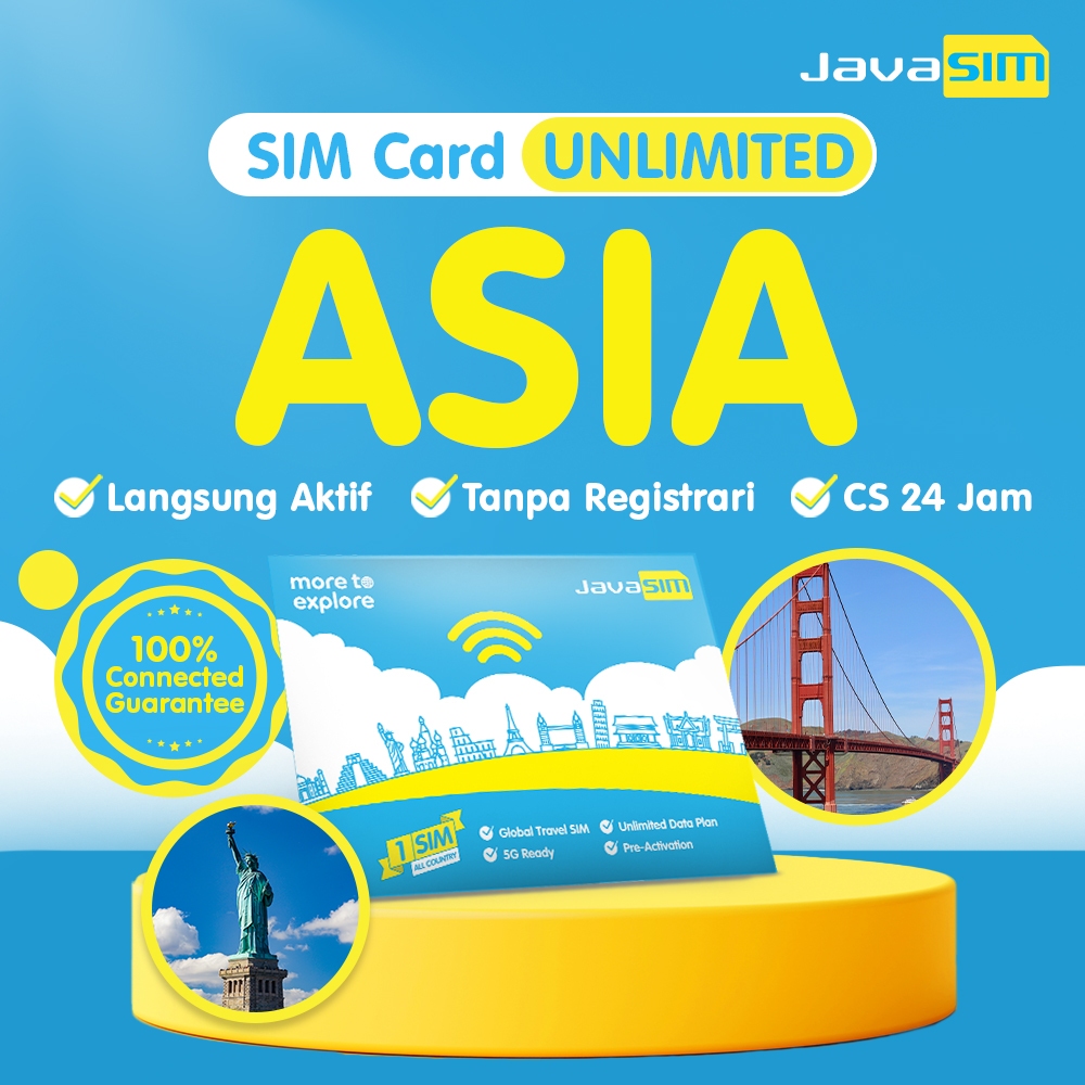 Jual JavaMifi SIM Card Asia Unlimited 7 Hari | Shopee Indonesia