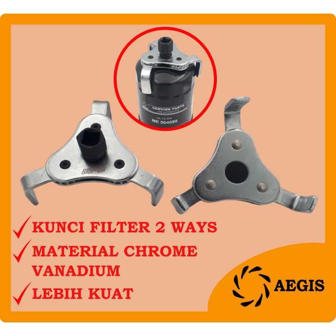 Jual GRIP ON KUNCI FILTER 2 WAY 2 ARAH PEMBUKA FILTER OLI FILTER SOLAR ...