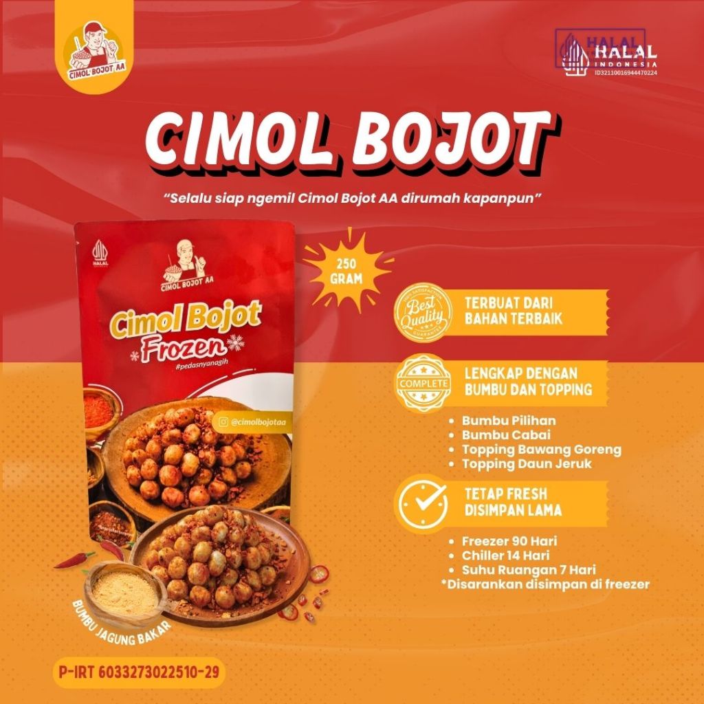 Jual Cimol Bojot AA Rasa Original Jagung Bakar Daun Jeruk | Shopee ...