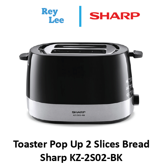 Jual Toaster Pop Up 2 Slices Bread Sharp KZ-2S02-BK | Shopee Indonesia