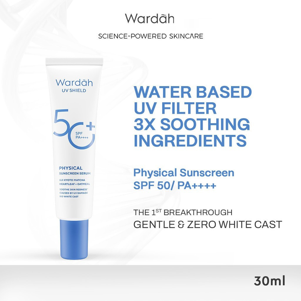 Jual LIVI - Wardah Uv Shield Physical Sunscreen Serum SPF 50+PA ...