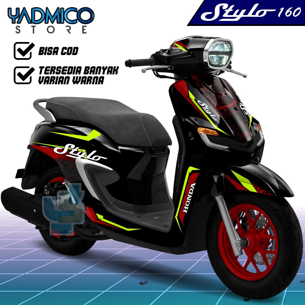 Jual Decal Stylo 160 Full Body / Stiker Honda Stylo Fullbody / Dekal ...