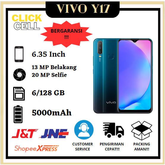 Jual HP VIVO Y17 RAM 6/128GB 8/256 GARANSI 12 BULAN | Shopee Indonesia