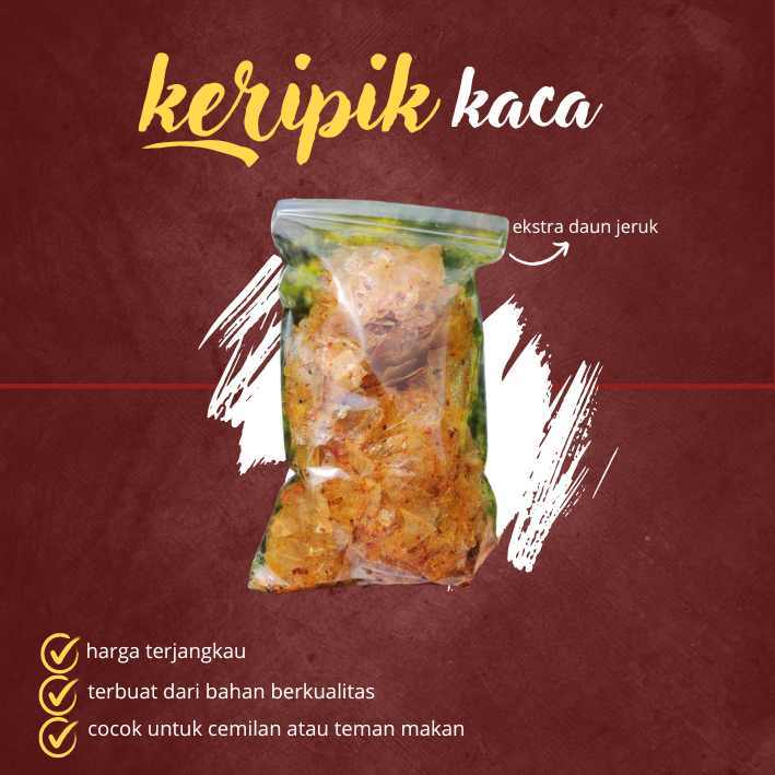 Jual KERIPIK KACA DAUN JERUK ISI 100 GR/ KRIPIK KACA VIRAL/KRIPCA ...