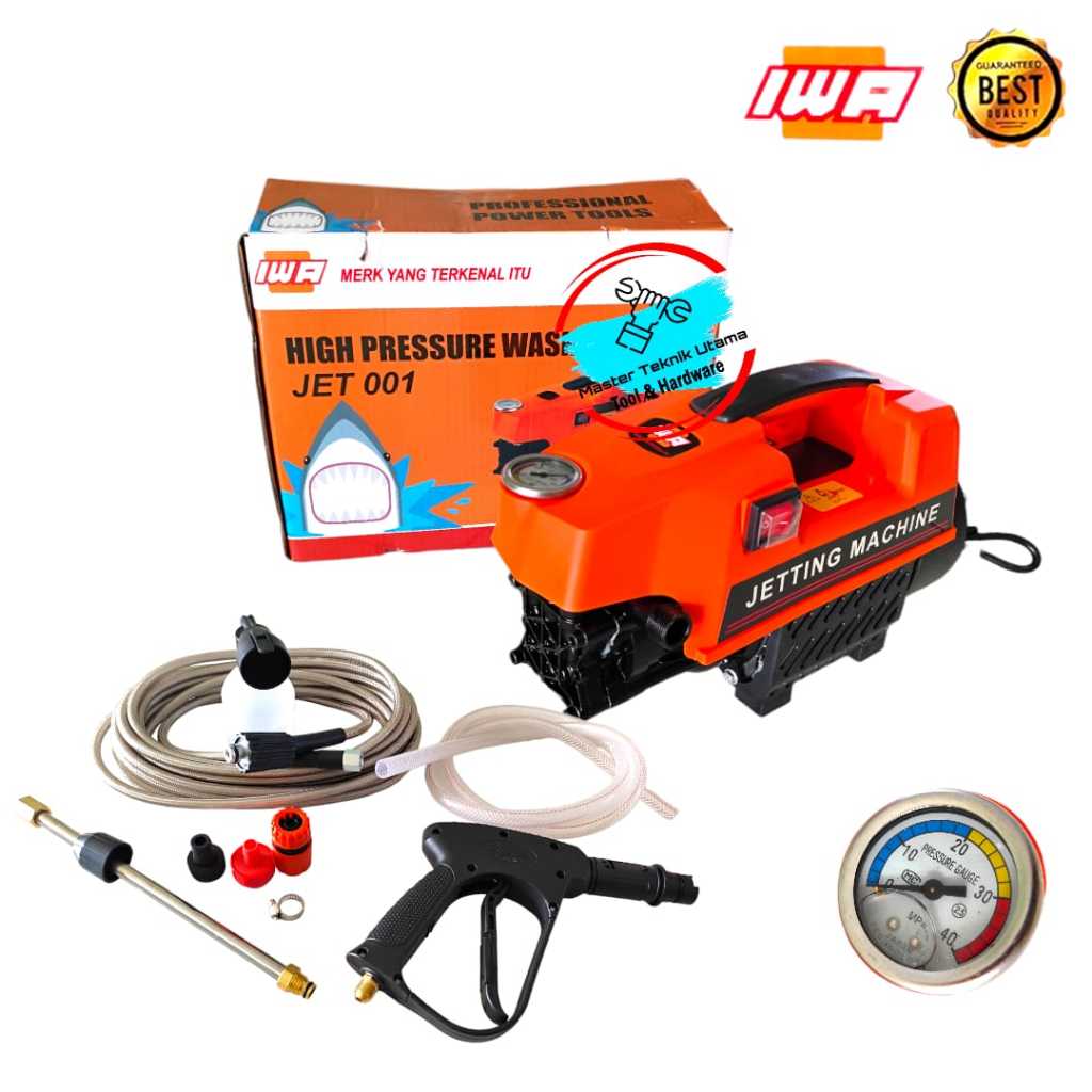 Jual IWA 750 WATT Alat Cuci Jet Cleaner Tekanan Dapat Disesuaikan JET ...