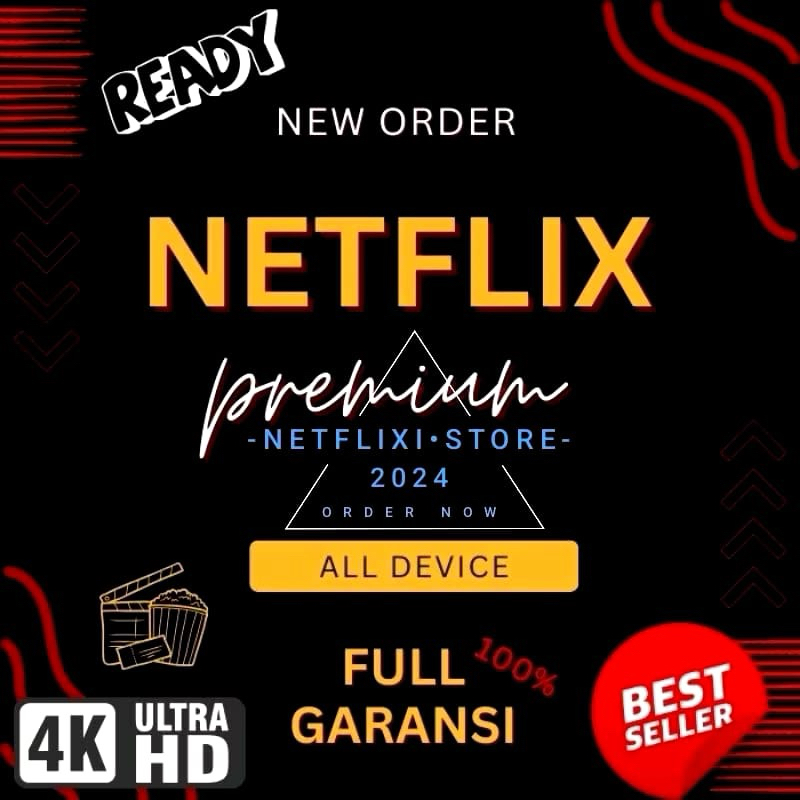 Jual NETFLIXXX PREMIUM LEGAL 100% 1 BULAN DAN 3 BULAN FULL GARANSI | Shopee Indonesia