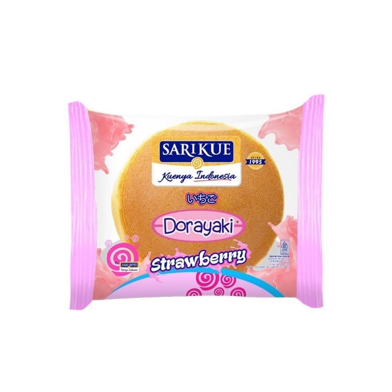 Jual SARI KUE by SARI ROTI DorayakiRasa Strawberry Kemasan 50 g ...