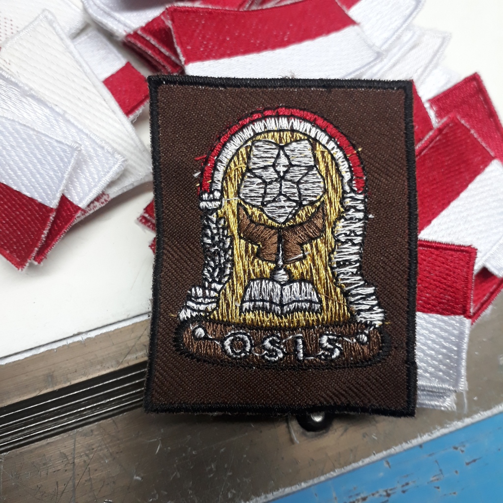 Jual LOGO OSIS SMA BORDIR EMBLEM BADGE BET ATRIBUT PERLENGKAPAN SEKOLAH ...