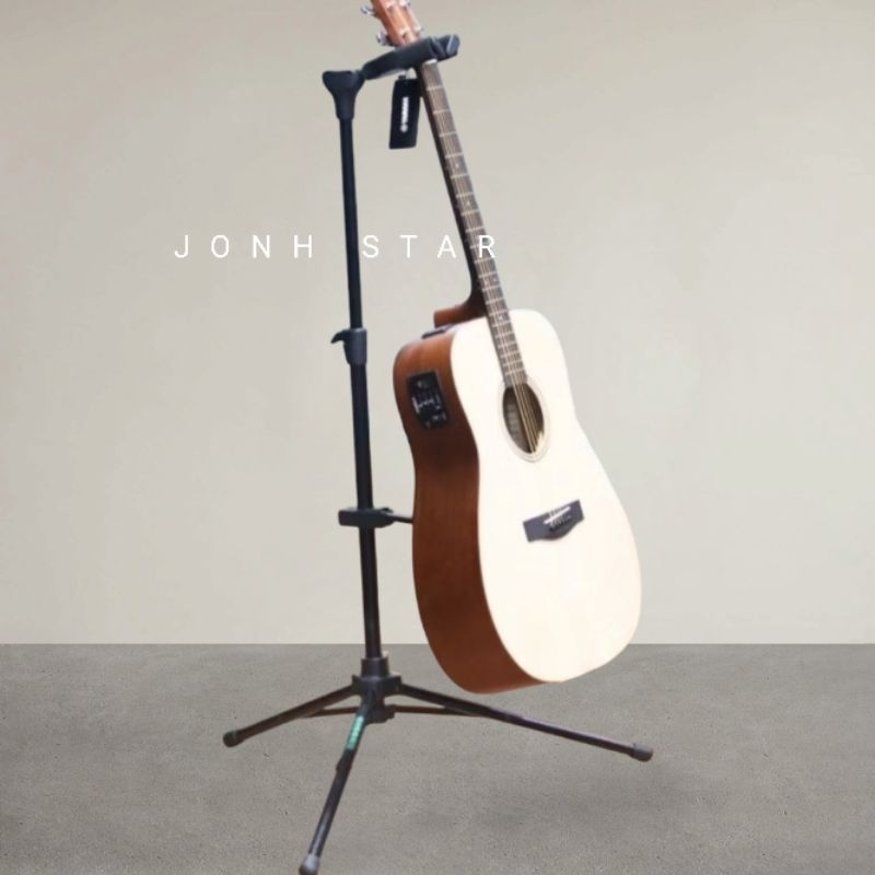 Jual STAND GITAR SINGLE / STAND GITAR AUTO LOCK (free pick gitar 3pc ...