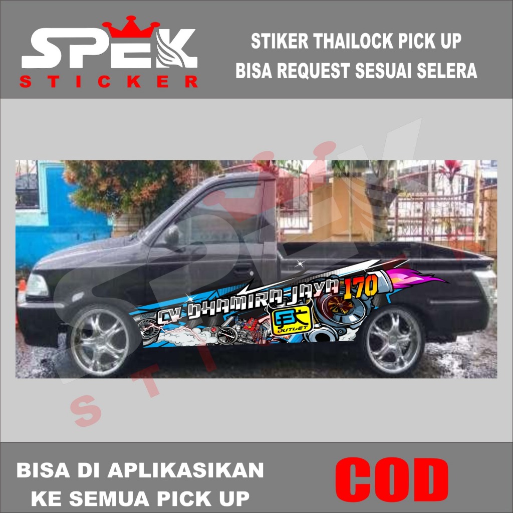 Jual STICKER THAILOOK PICK UP BISA REQUEST SESUAI SELERA 3 | Shopee ...