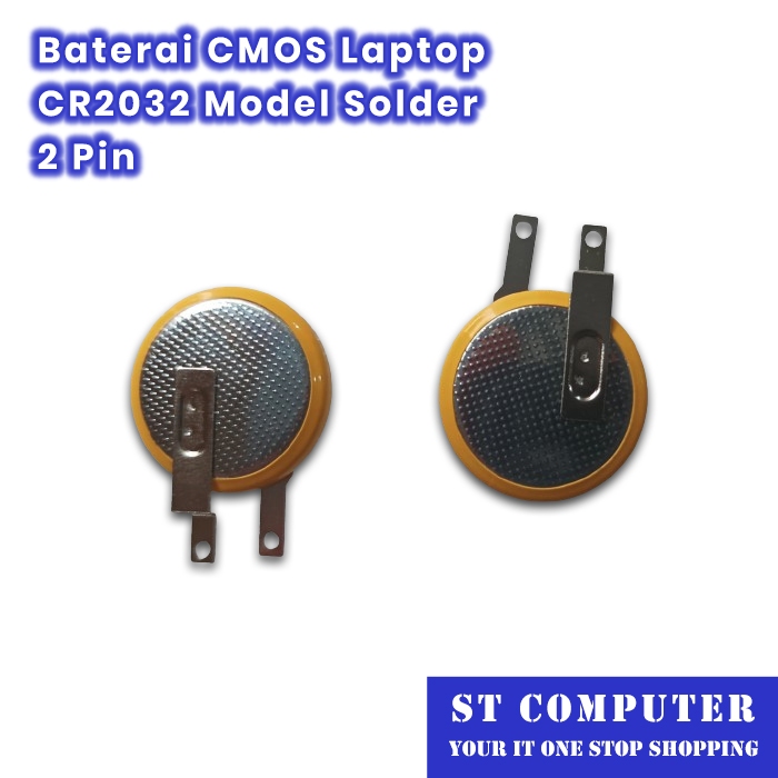 Jual Baterai CMOS Laptop CR2032 Model Solder 2 Pin | Shopee Indonesia