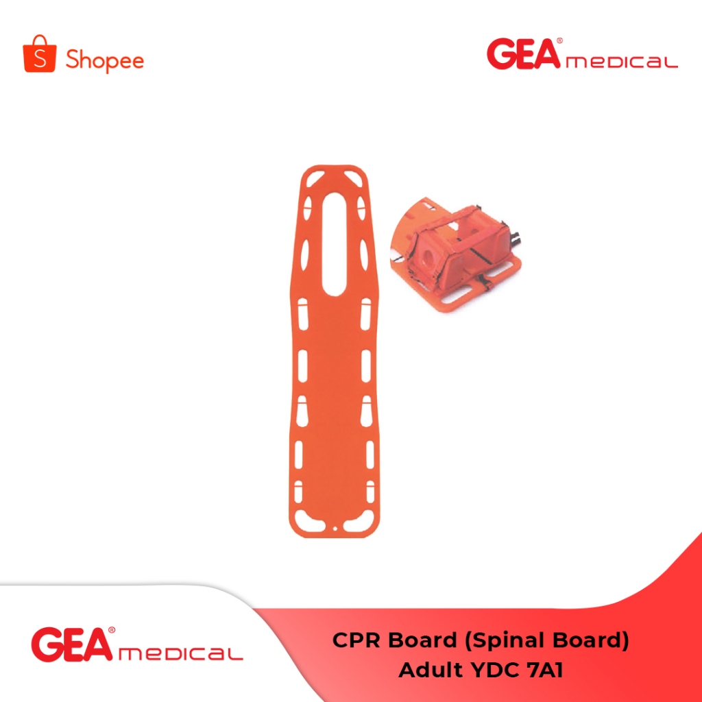 Jual GEA CPR Board (Long Spinal Board) Adult YDC 7A1 | Shopee Indonesia