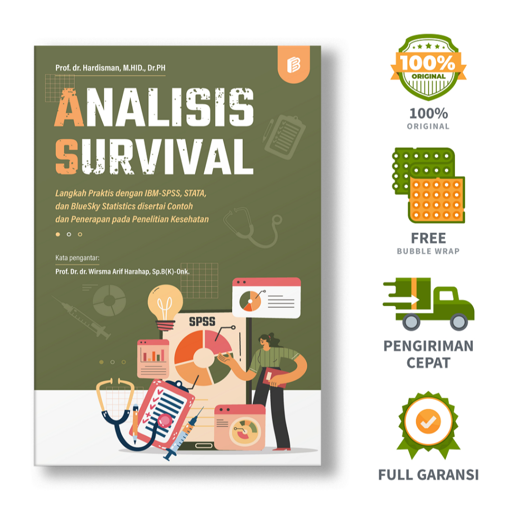 Jual Analisis Survival : Langkah Praktis dengan IBM-SPSS, STATA, dan ...