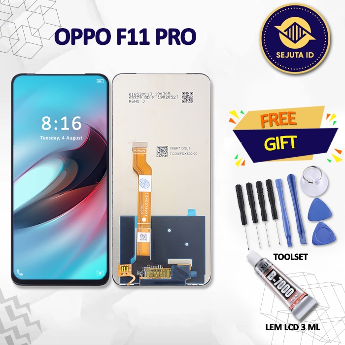 Jual LCD OPPO F11 PRO - ORIGINAL FULLSET [ FREE TOOLSET + LEM LCD ...