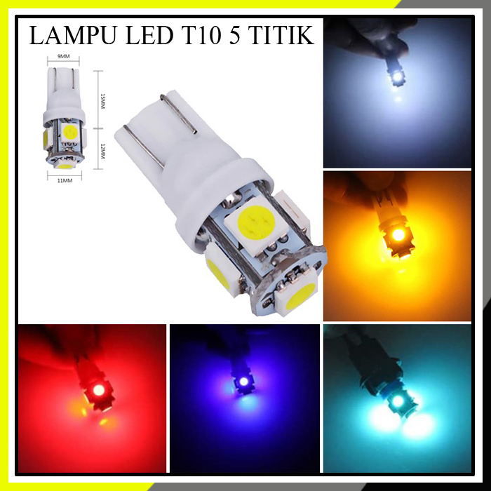 Jual Lampu Mobil Lampu Motor Lampu LED Lampu Senja Lampu Mundur T10 ...