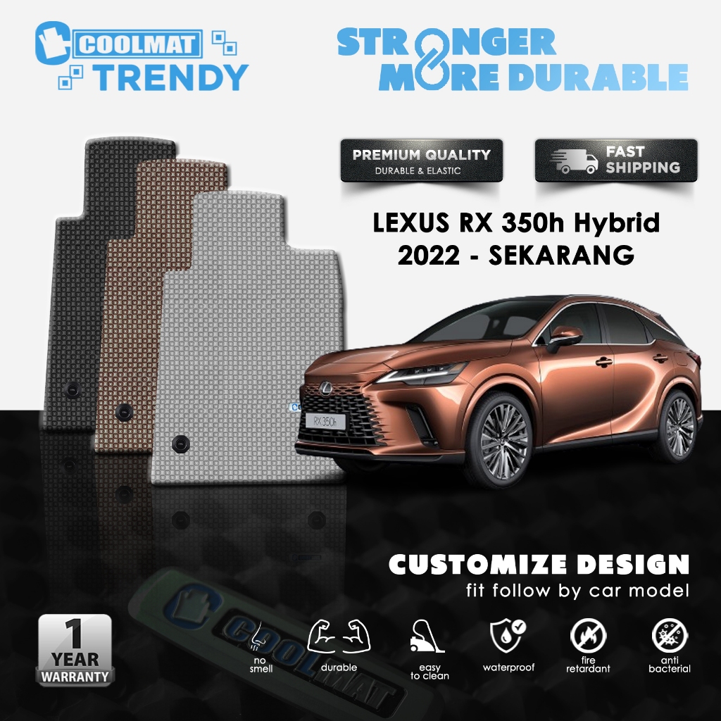 Jual CARPET / KARPET MOBIL PREMIUM COOLMAT TRENDY LEXUS RX 350h / 450h ...