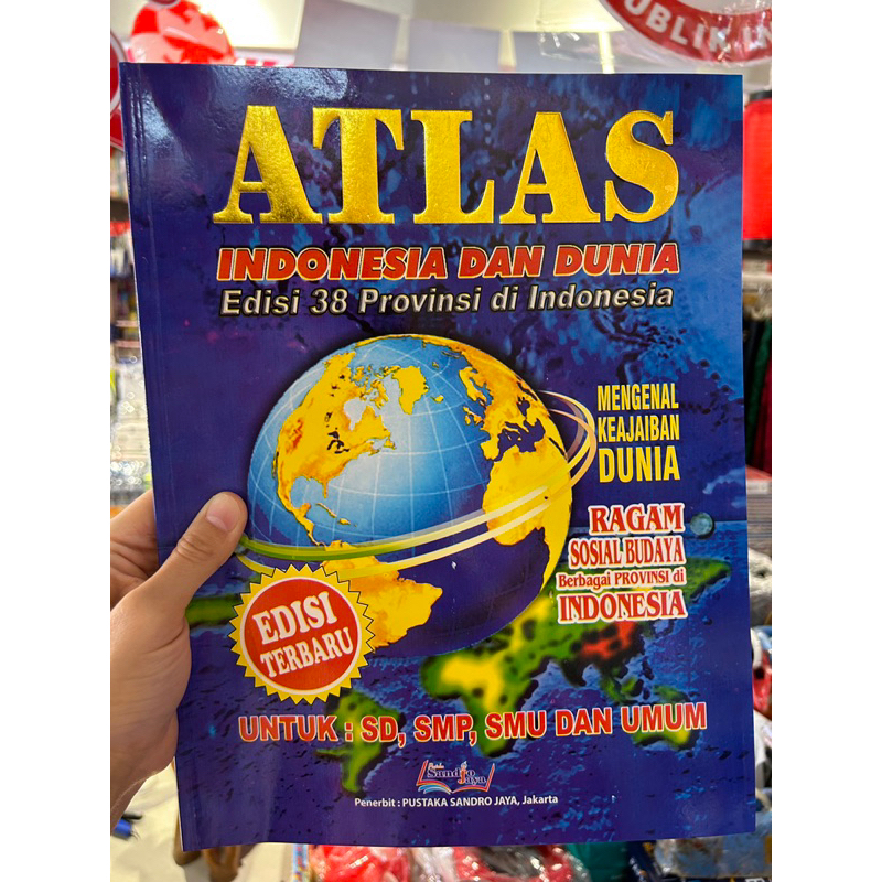 Jual BUKU ATLAS PETA DUNIA | Shopee Indonesia