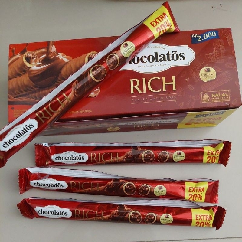 Jual Chocolatos Rich Box isi 12 Chocolatos Roll | Shopee Indonesia