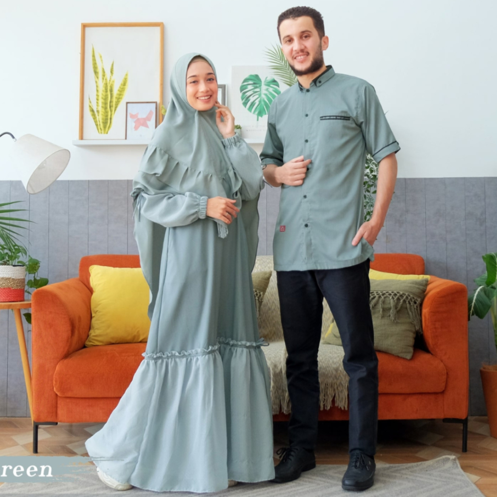 Jual Gamis Koko Couple Pasangan Suami Istri Arra Toyobo Premium Jumbo ...
