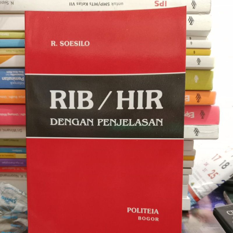 Jual Buku RIB/HIR Dengan Penjelasan R. Soesilo | Shopee Indonesia