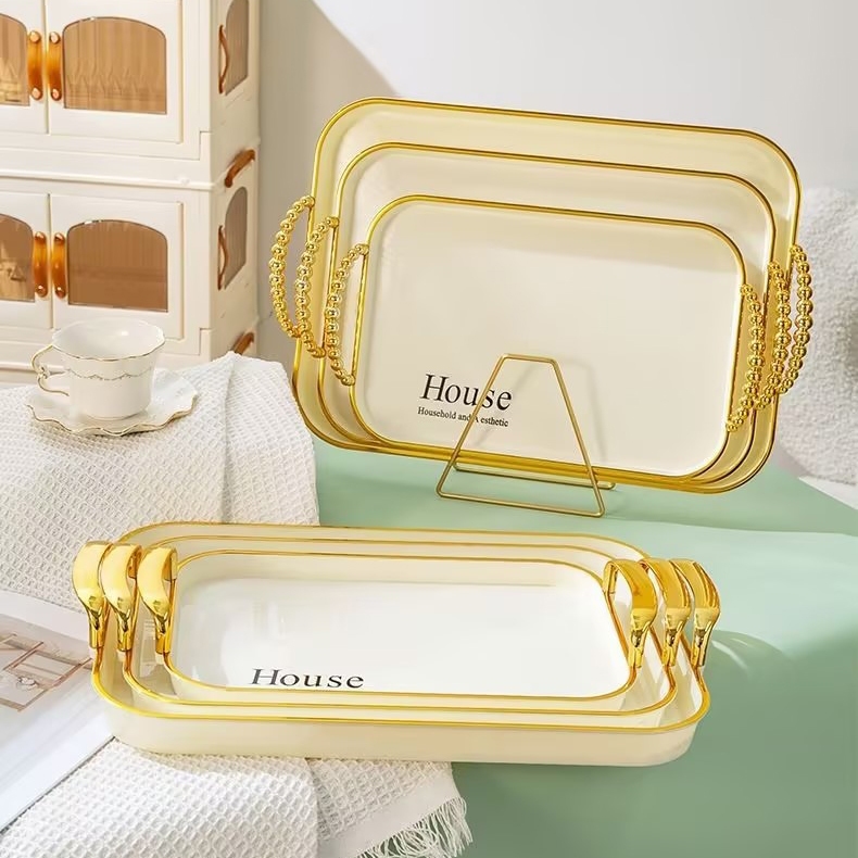 Jual Ukuran Besar Aesthetic Tray Nampan//Nordic Luxury Tray/Nampan ...