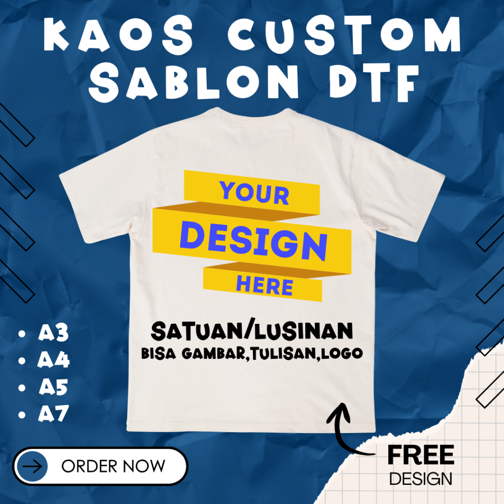 Jual Cosmic - Kaos custom Sablon DTF SATUAN ATAU LUSINAN / Kaos unisex / BISA CETAK NAMA ...
