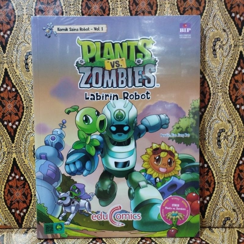 Jual Buku Komik Sains Plants vs Zombies Labirin Robot | Shopee Indonesia