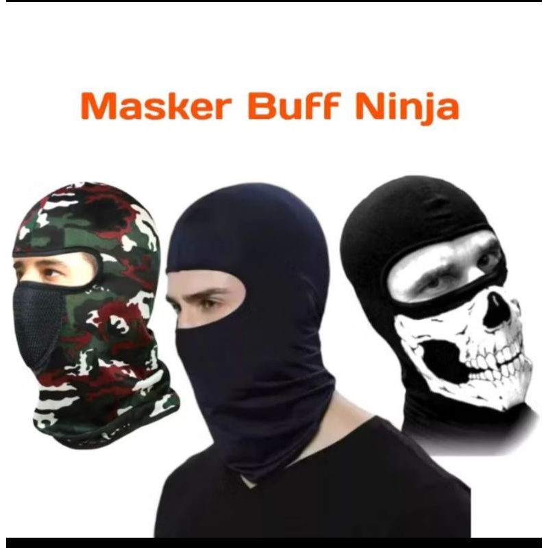 Jual Masker ninja/Sarung Kepala/buff ninja | Shopee Indonesia