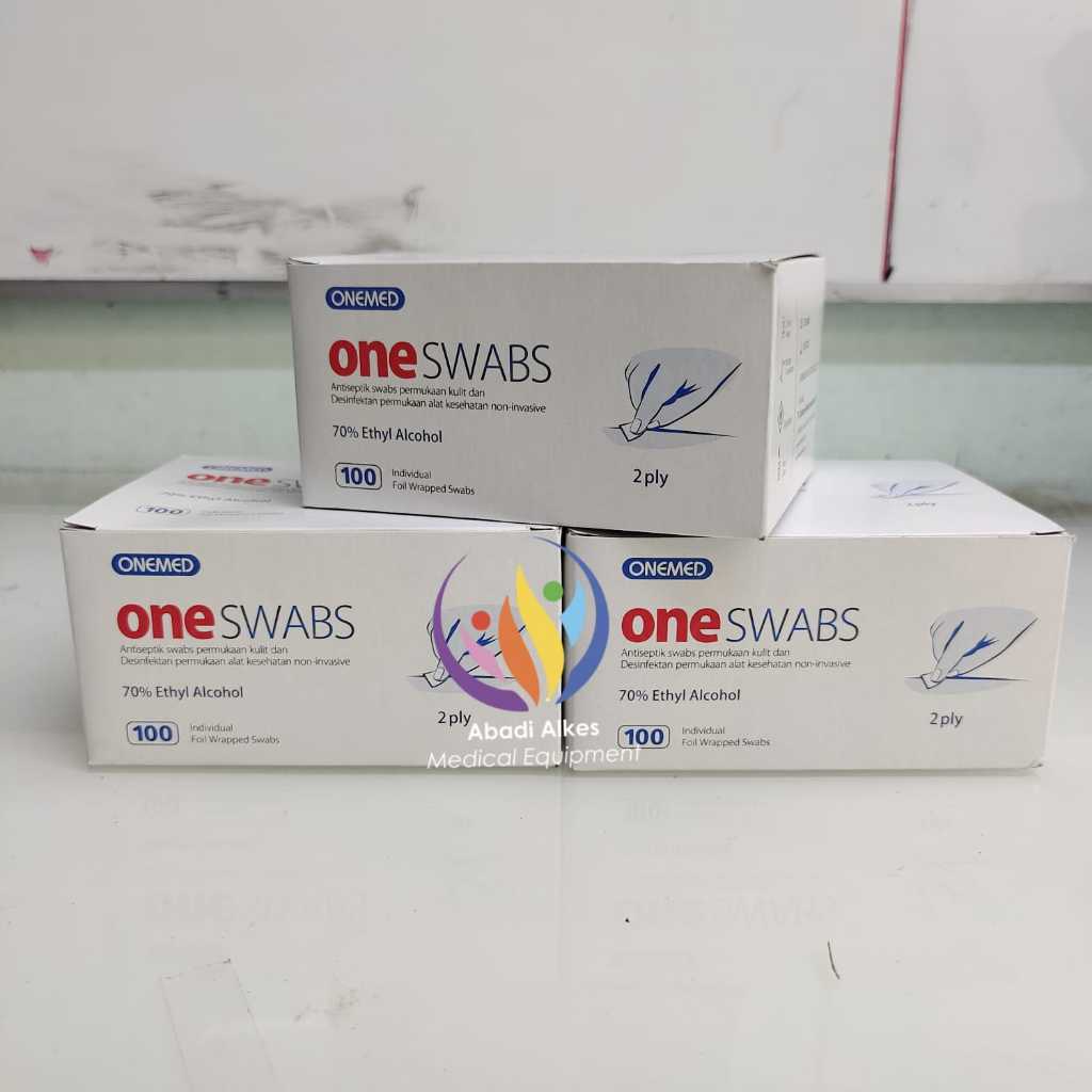 Jual Alkohol Swab Onemed Alcohol Pad One Swab Kapas Alkohol Tissue 2ply ...