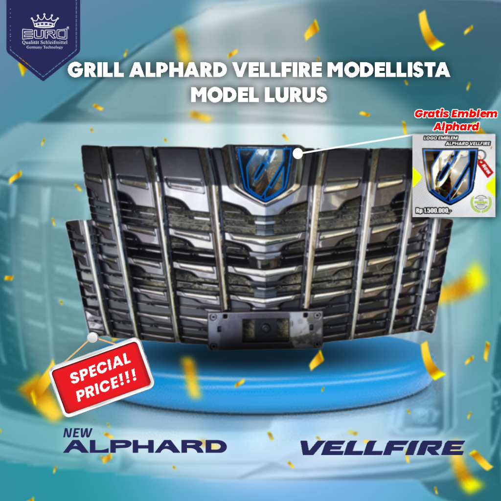 Jual HARGA SPESIALK Gril grill grile Toyota Alphard vellfire modelista ...