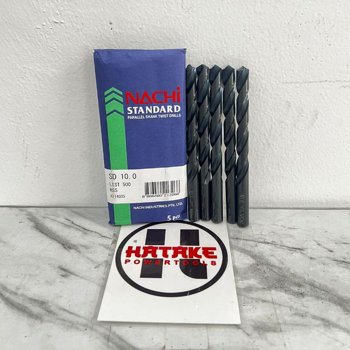 Jual Nachi 10 mm Mata Bor Besi HSS Nachi 10mm Original Asli Mata Bor 10mm Nachi 10 mm | Shopee ...