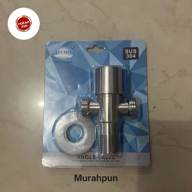 Jual stop kran tee t keran cabang shower toilet kloset angle valve ...