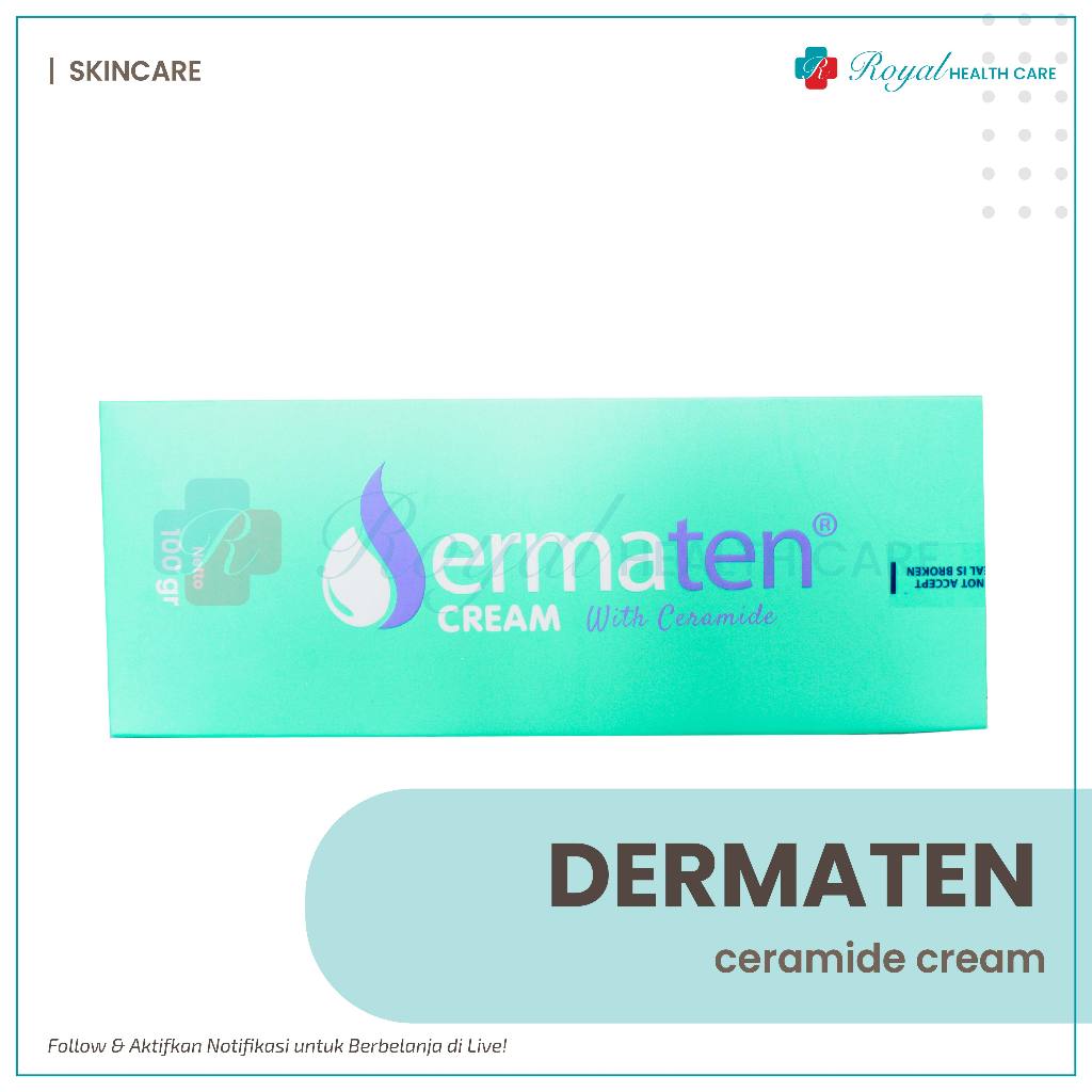 Jual DERMATEN 100 GR Cream Pelembab Merawat Kulit Agar Halus dan Lembut ...