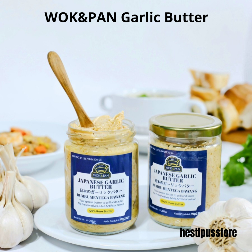 Jual Japanese Garlic Butter 350gr produk of Wokpan Original / wok&pan ...
