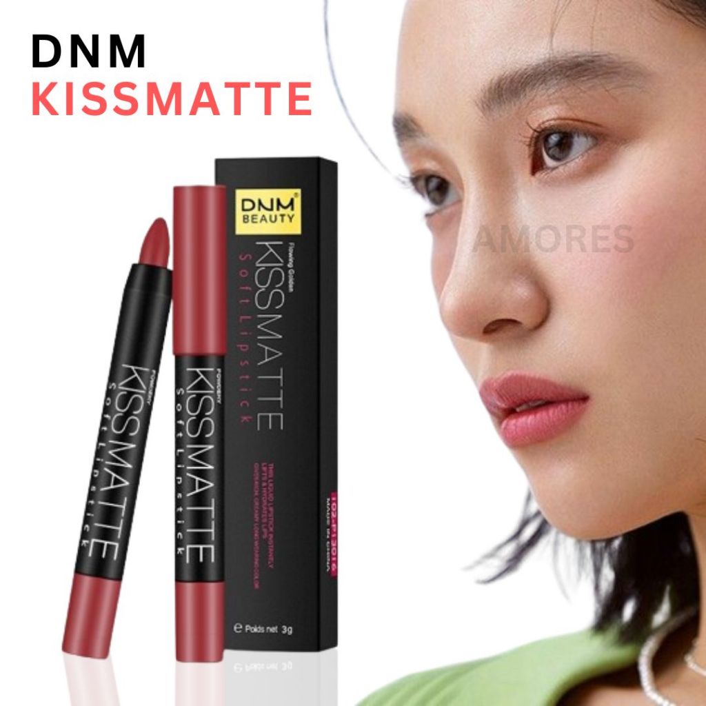 Jual DNM Pensil Lipstik Matte Clay Lipstick Pencil Drable Long Lasting ...