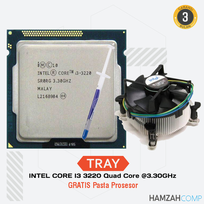 Jual Prosesor Intel Core i3 3220 3.30Ghz LGA 1155 Ivy Bridge CPU ...