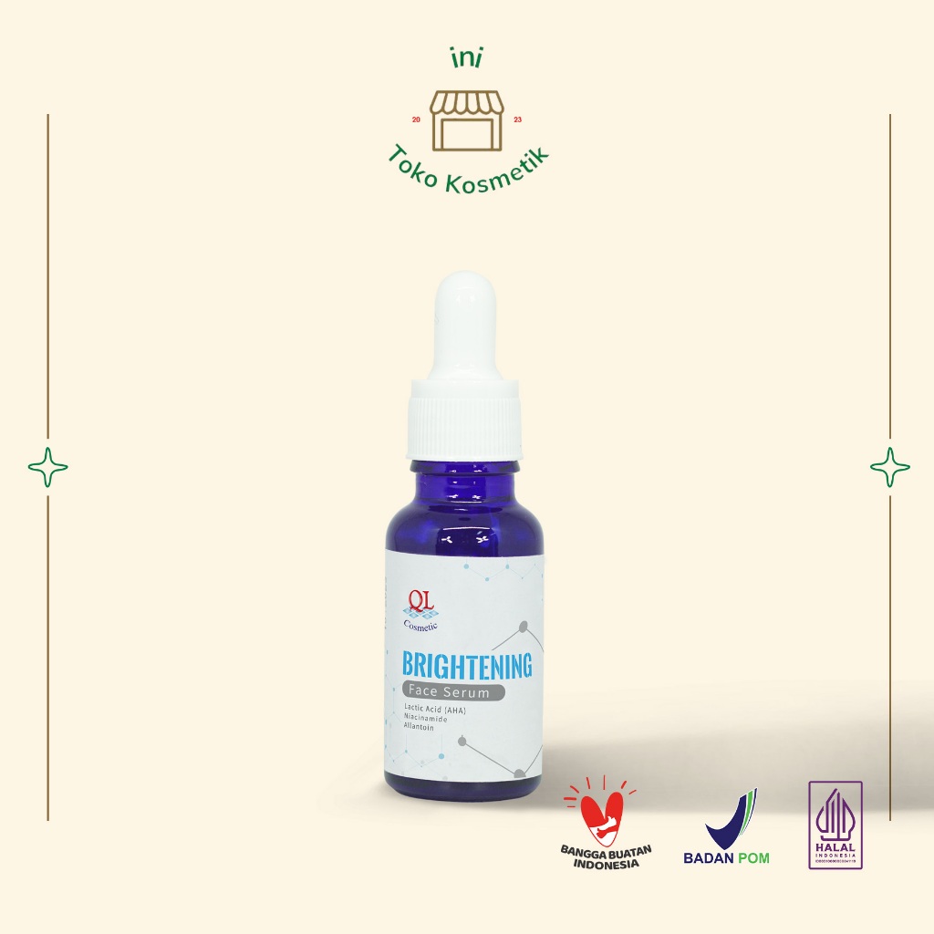 Jual QL Cosmetic - Face Serum AHA Brightening With Niacinamide ...