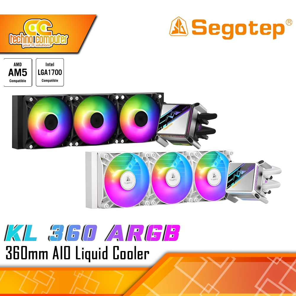Jual CPU COOLER SEGOTEP KL-360 ARGB - 360mm AIO Liquid Cooler | Shopee Indonesia