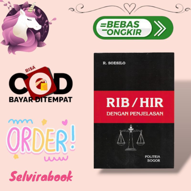 Jual Buku Rib/Hir Dengan Penjelasan By R.Soesilo | Shopee Indonesia