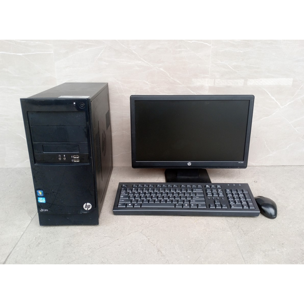 Jual Komputer pc full set core I3 plus monitor 19 inch Wireless untuk ...