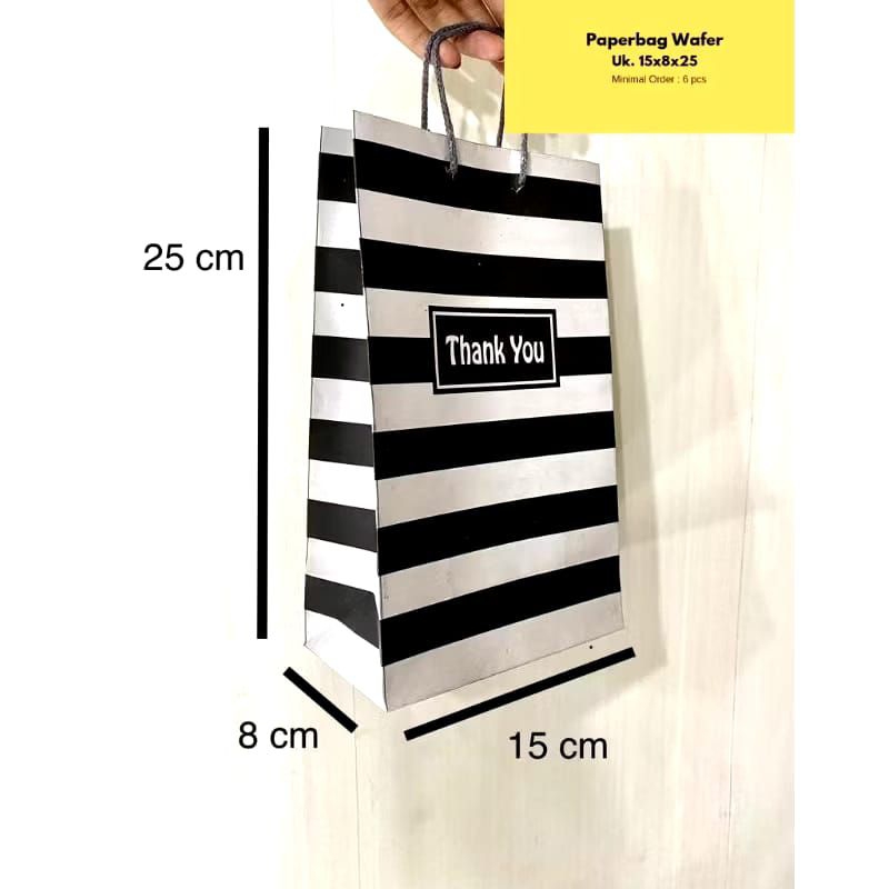 Jual Paperbag Motif zebra hitam putih pink 15x8x25cm Premium / Paper ...