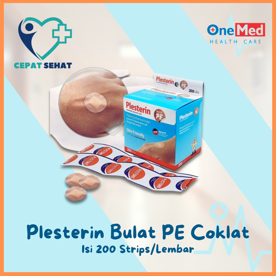Jual PLESTERIN BULAT PE COKLAT ONEMED ISI 200 | Shopee Indonesia
