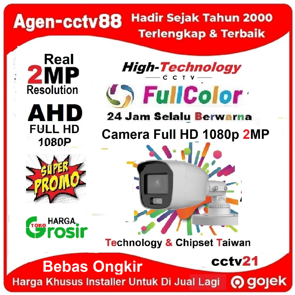 Jual CCTV / Kamera / Outdoor 2MP High Technology Full Color 24Jam ...